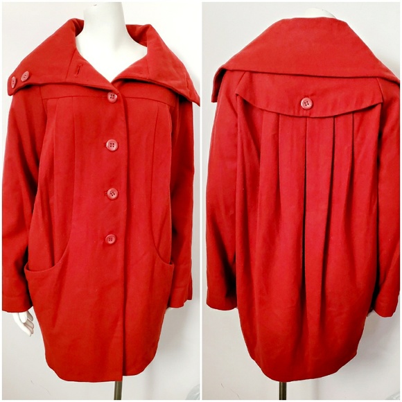 H&M | Jackets & Coats | Hm Coat Fold Over Collar New | Poshmark